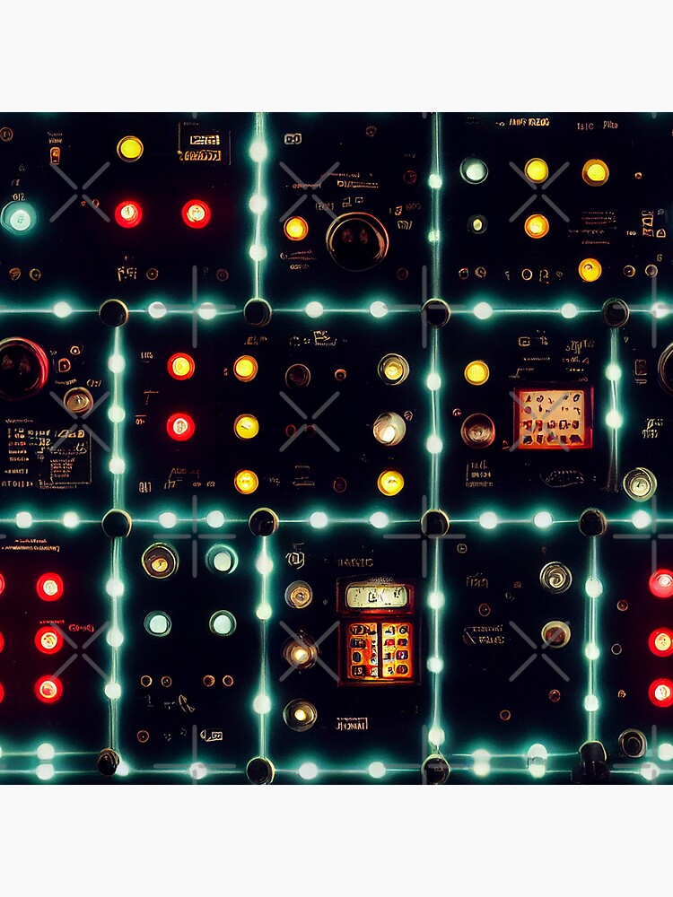 "Sci-Fi Control Panel - Future Console #24" Sticker for Sale by utwlabs ...