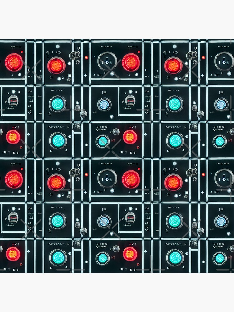 "Sci-Fi Control Panel - Future Console #25" Sticker for Sale by utwlabs ...