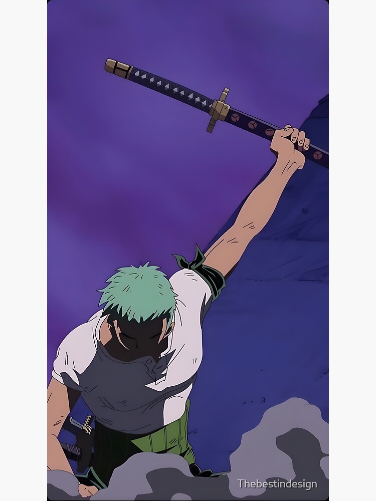 "Roronoa zoro" Poster for Sale by Thebestindesign | Redbubble