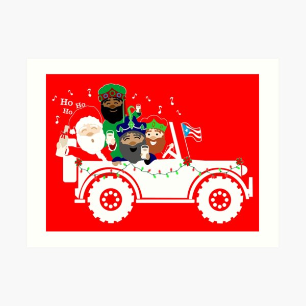 "Puerto Rico Chinchorreo Christmas Santa Claus Three Kings Coquito ...