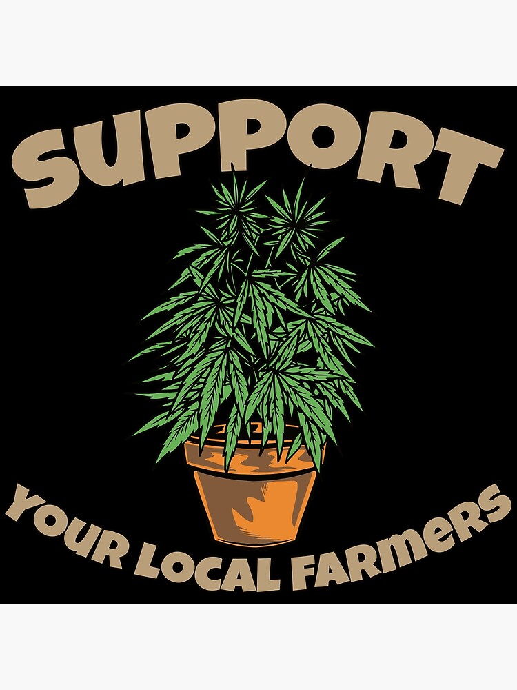 "Support Local Farmers" Poster for Sale by AJQureshi | Redbubble