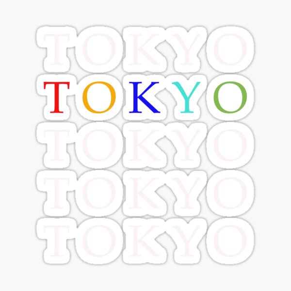 "Tokyo " Sticker for Sale by thatsnapguy | Redbubble