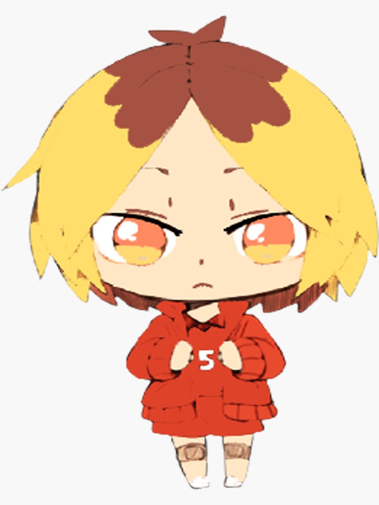 "Chibi anime Haikyuu, kenma kozume" Sticker for Sale by LinaMercata0428 ...