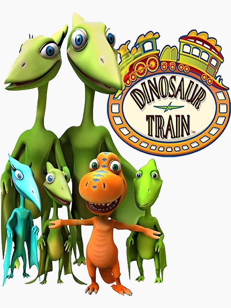 "Dinosaur Train" Sticker for Sale by Par-kids | Redbubble