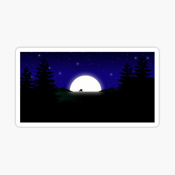"Stardew Valley Sebastian ride into the night" Sticker for Sale by aiya ...