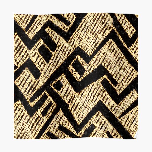 "Flatwoven Jute Geometric Pattern" Poster for Sale by Fragpop | Redbubble