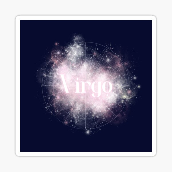"Virgo (pink) - zodiac sign astrology aesthetic" Sticker for Sale by ...