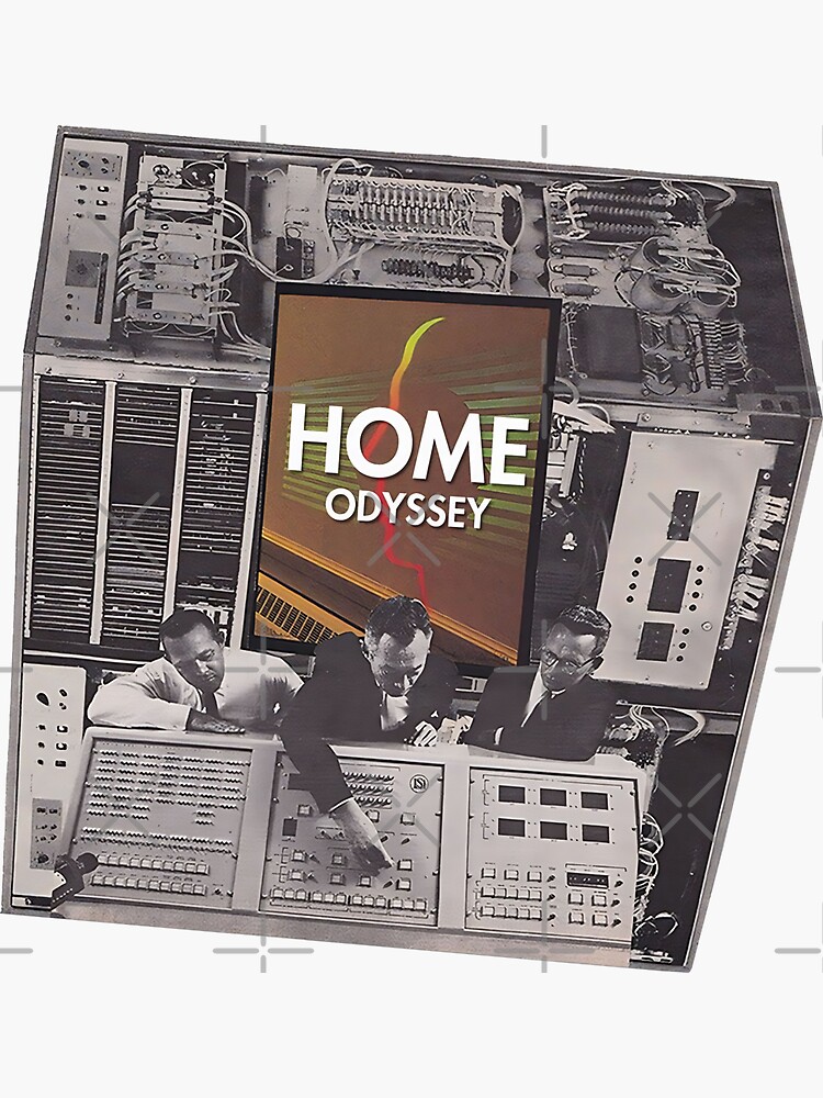 "HOME - Odyssey" Sticker for Sale by camdenflores | Redbubble