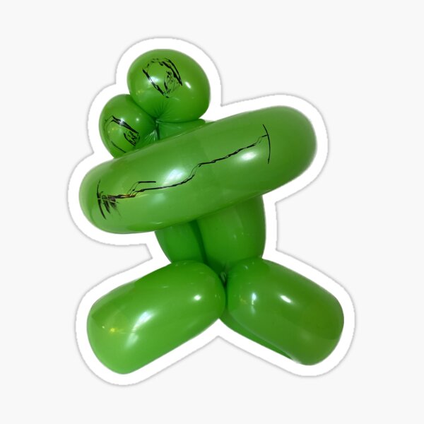"Clarence The Balloon Frog" Sticker for Sale by ZaraZahavah | Redbubble