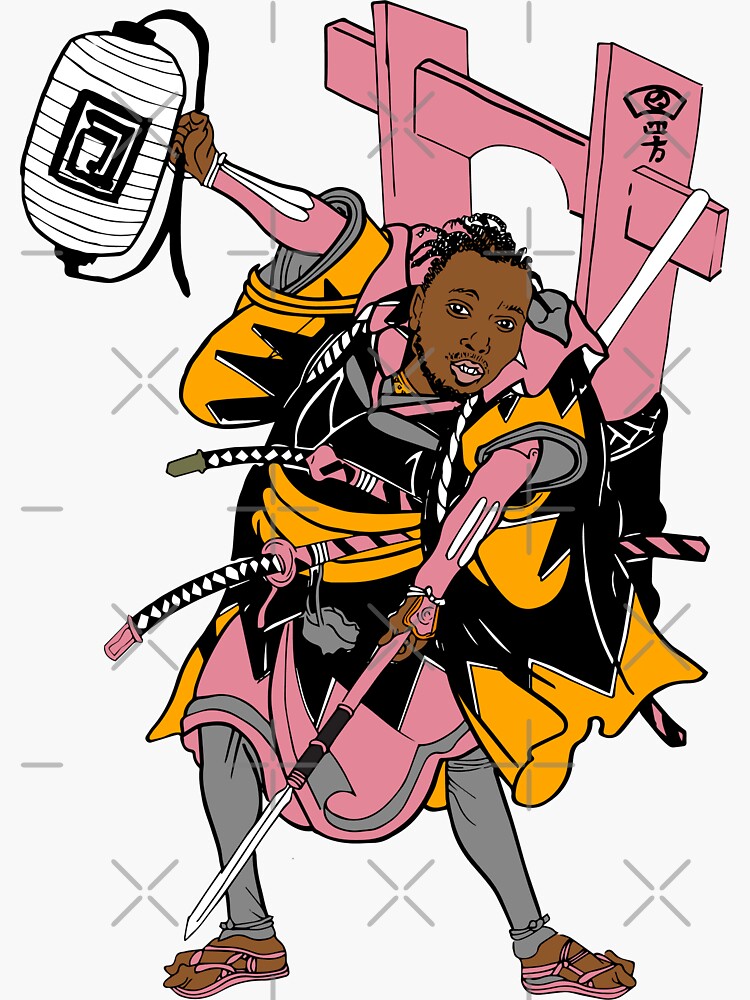 "Ukiyo-e Furui Kitanai" Sticker for Sale by zrayart | Redbubble