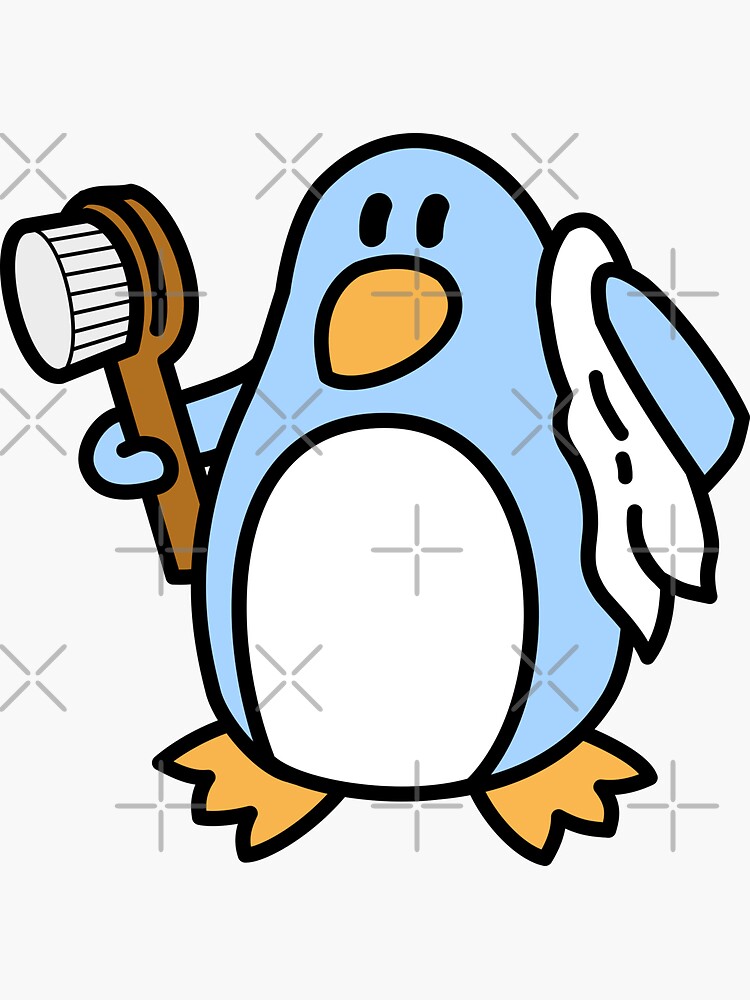 "Nerdy Cute Freedo Penguin LINUX-LIBRE Operating System Computer Geek ...