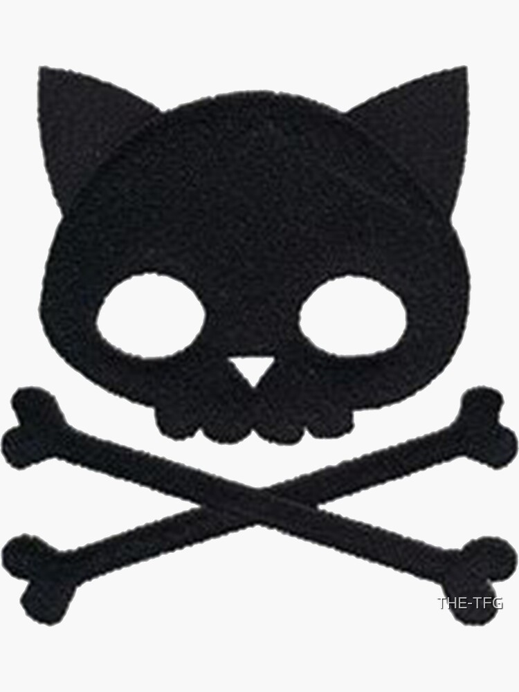 "cat skeleton" Sticker for Sale by THE-TFG | Redbubble
