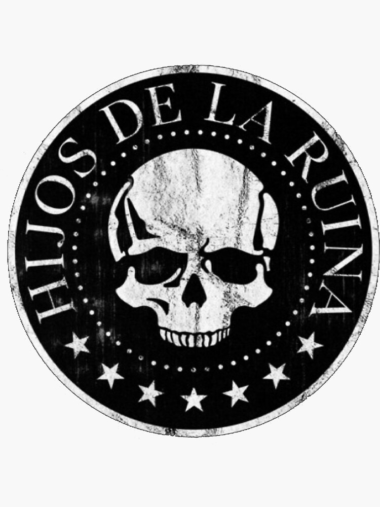 "SONS OF RUIN" Sticker for Sale by javibernal | Redbubble