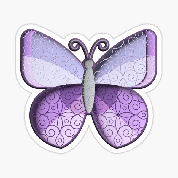 "Vitta Lycaenidae Lace" Sticker for Sale by snowghost | Redbubble