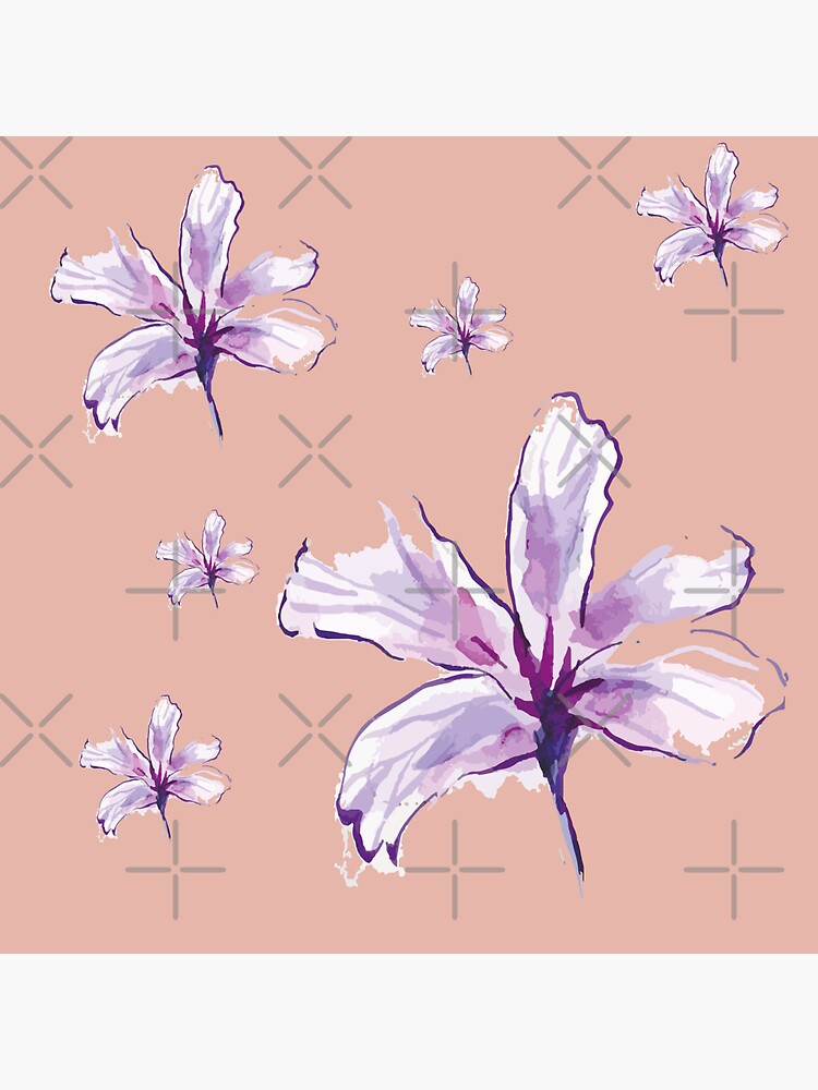 "Aesthetic vsco summer flower, Nature True Color" Sticker for Sale by ...