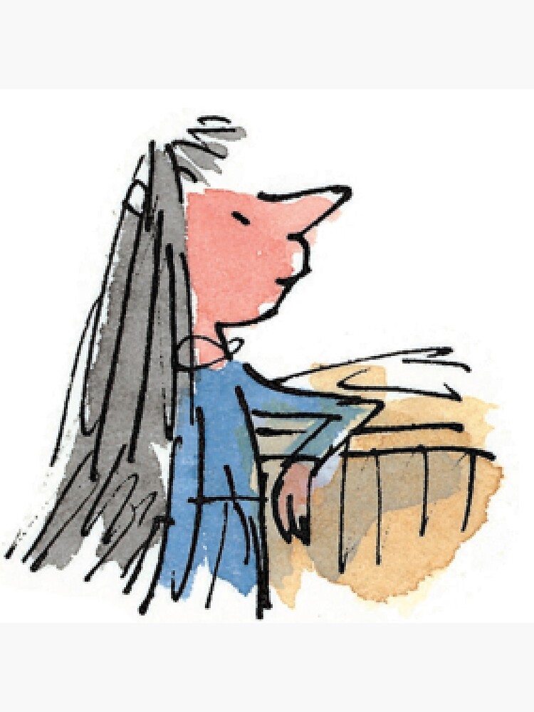 "Matilda 1 - Roald Dahl & Quentin Blake" Poster for Sale by CreativiaC ...
