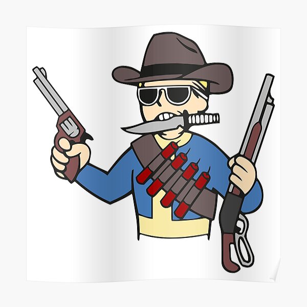 "Mojave Wasteland Ranger" Poster for Sale by Fallout-Lores | Redbubble