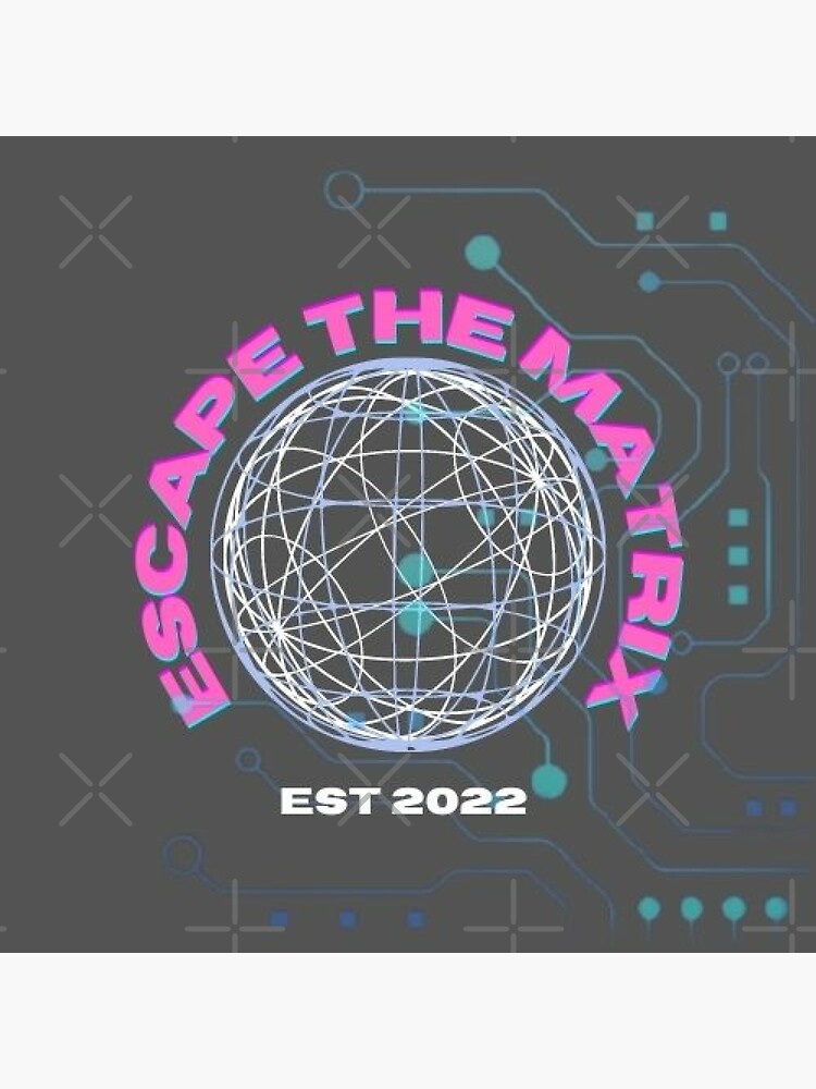 "Escape The Matrix" Sticker for Sale by Handycedeno | Redbubble
