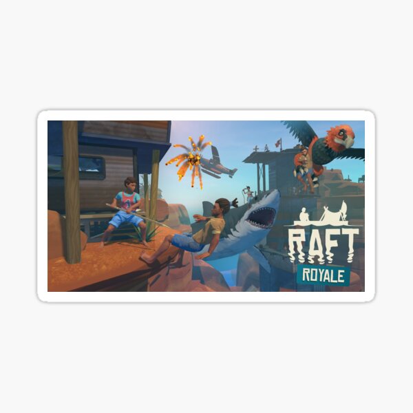 "Raft Game - Wallpaper Poster" Sticker for Sale by CheckeredShoes6 ...