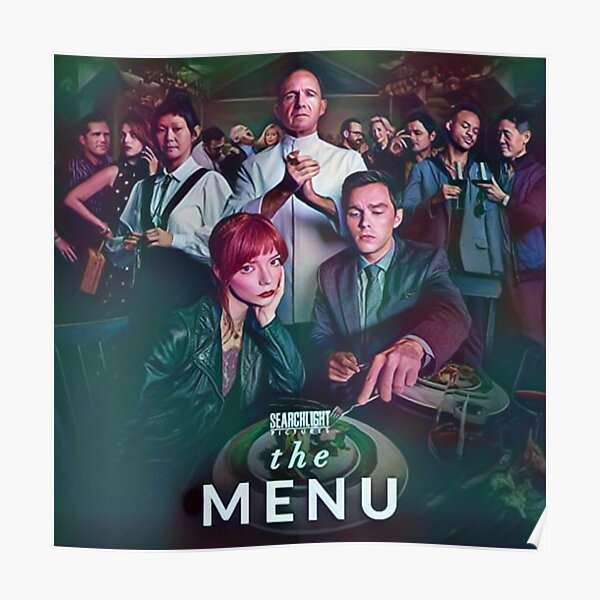 "The menu movie 2022" Poster for Sale by Aniatom | Redbubble