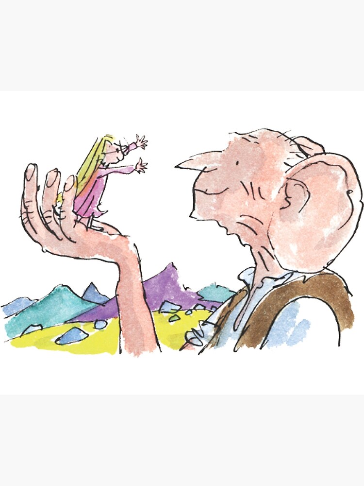 "BFG and Sophie 3 - Roald Dahl & Quentin Blake" Poster for Sale by ...