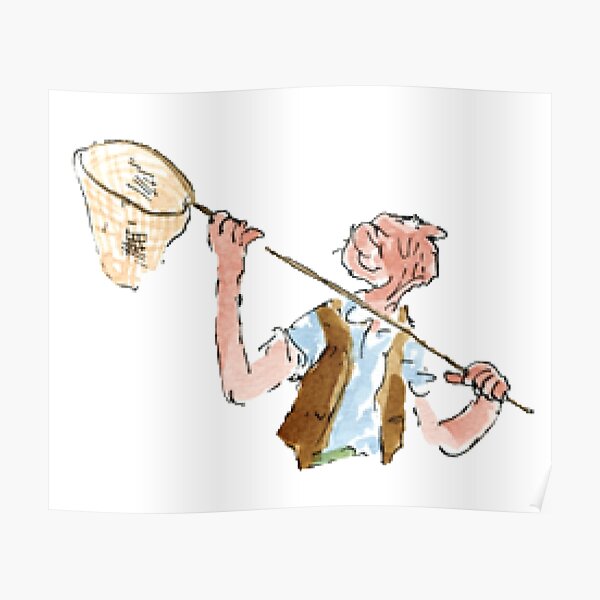 "BFG dream catching - Roald Dahl & Quentin Blake" Poster for Sale by ...