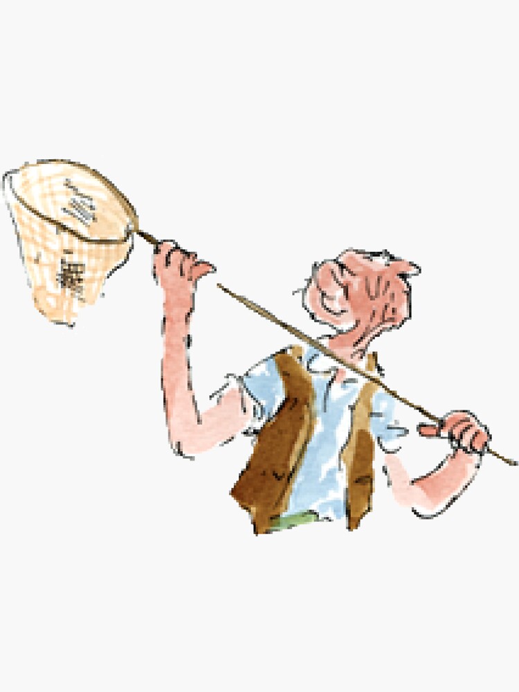 "BFG dream catching - Roald Dahl & Quentin Blake" Sticker for Sale by ...