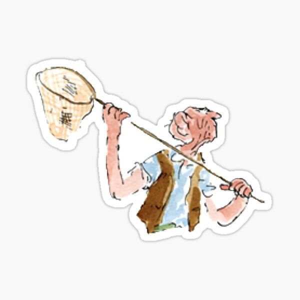 "BFG dream catching - Roald Dahl & Quentin Blake" Sticker for Sale by ...