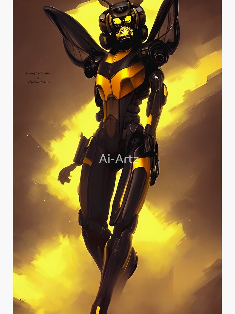 "Bee Bot" Poster for Sale by Ai-Artz | Redbubble