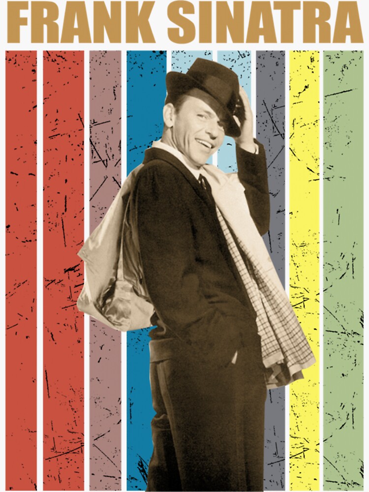 "Frank Sinatra Mugshot" Sticker for Sale by downiemo | Redbubble