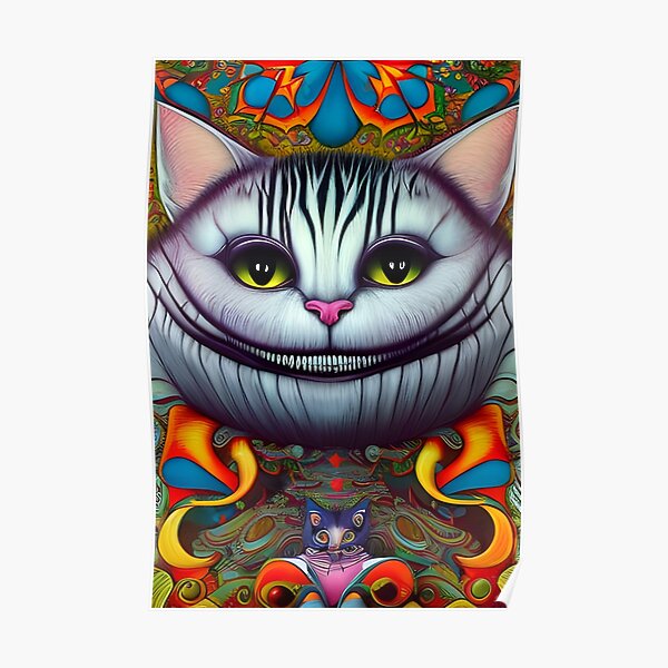 "The Cheshire Cat" Poster for Sale by foggynoggin | Redbubble