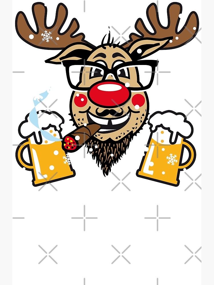 "89 Reindeer Rudolph This is MY UGLY CHRISTMAS SWEATER Christmas" Art ...