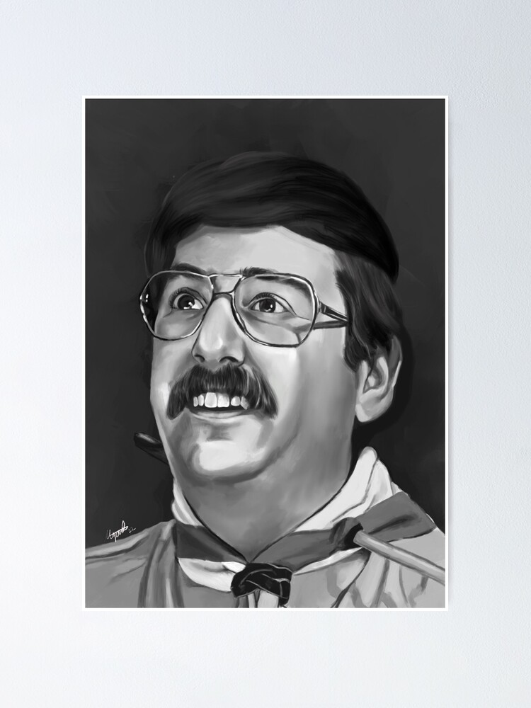 "Pat Butcher - Black and White" Poster for Sale by GessleinGraphic ...