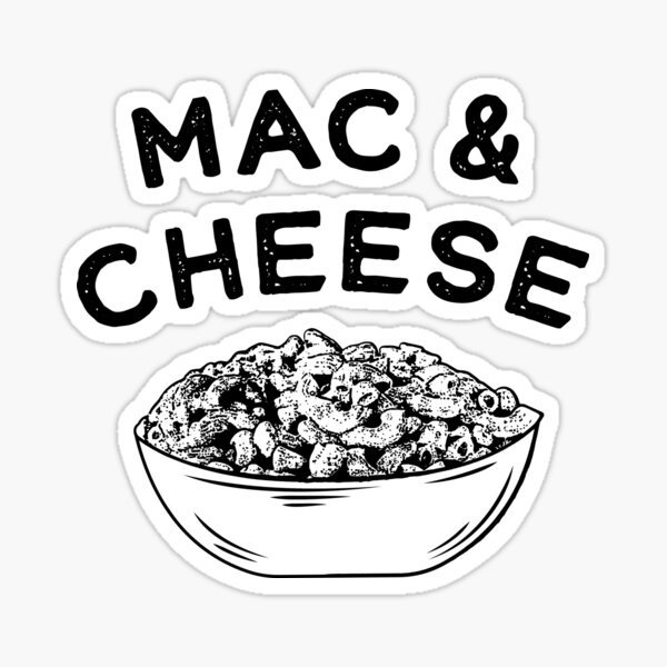 "Mac and Cheese, Bowl of Macaroni and Cheese" Sticker for Sale by ...