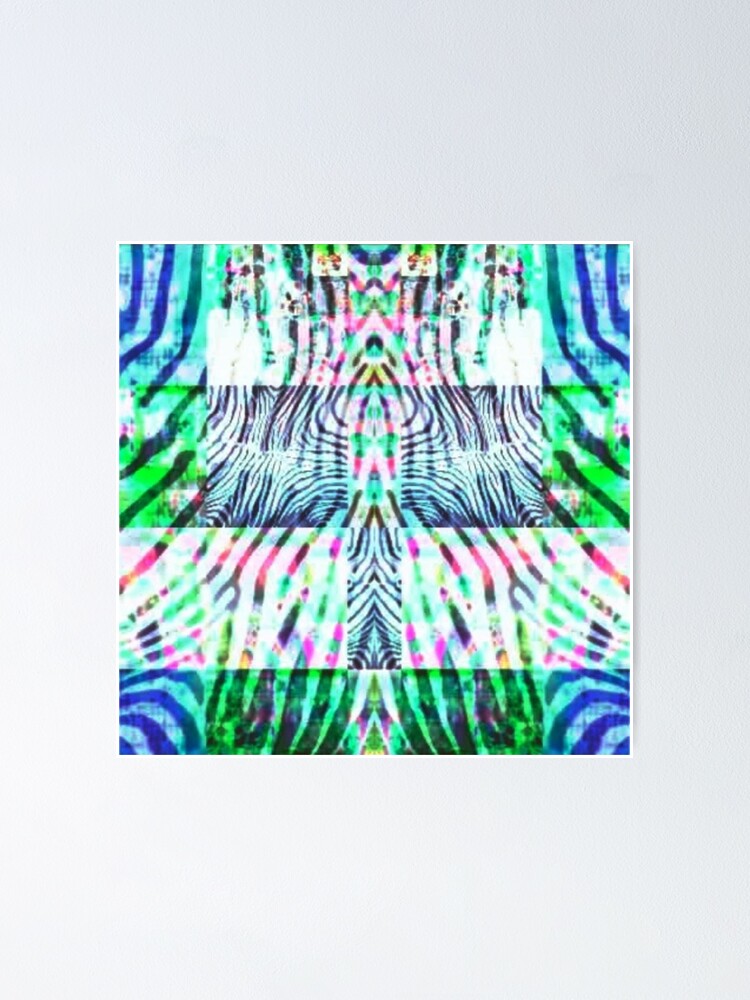 "ZEBRA FUSION 35" Poster for Sale by Davidbowieart | Redbubble