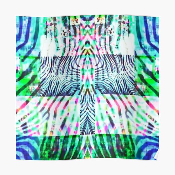 "ZEBRA FUSION 35" Poster for Sale by Davidbowieart | Redbubble