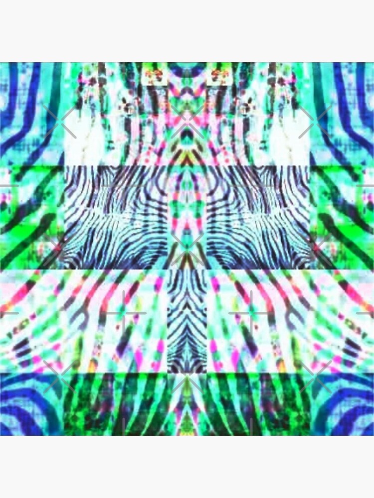 "ZEBRA FUSION 35" Sticker for Sale by Davidbowieart | Redbubble