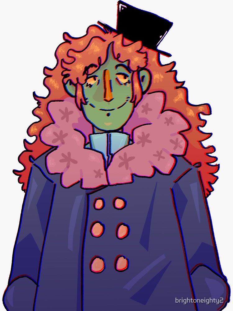 "Dr Boris Habit Smile For Me" Sticker for Sale by brightoneighty2 ...