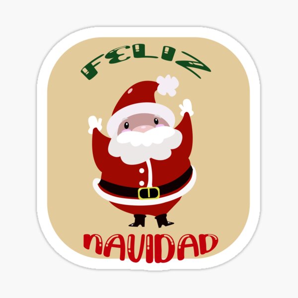 "A beautiful Santa Claus in a beautiful Christmas outfit" Sticker for ...