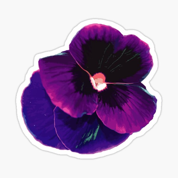 "Flower Spirits In The Forest | Cool Violet Flower" Sticker for Sale by ...