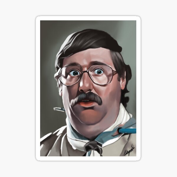 "Pat Butcher from the BBC Series Ghosts" Sticker for Sale by ...