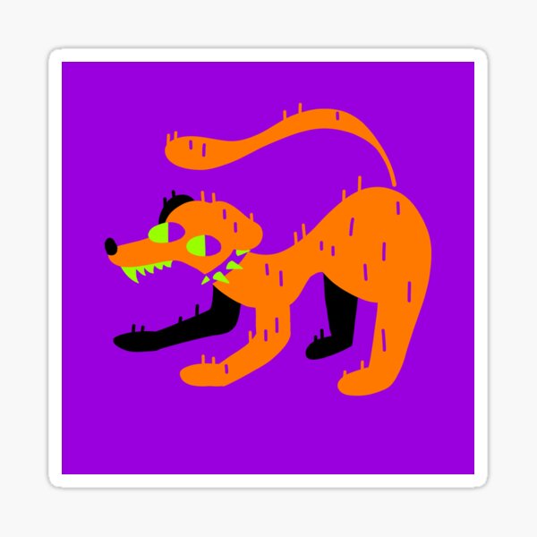 "theDog_Bite" Sticker for Sale by sams-army | Redbubble