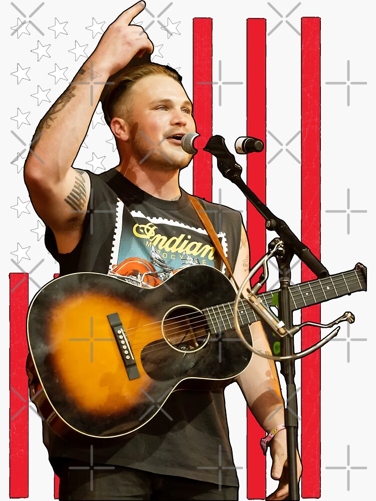 Sticker « Drapeau de Zach Bryan un drapeau de Zach Bryan un drapeau de ...