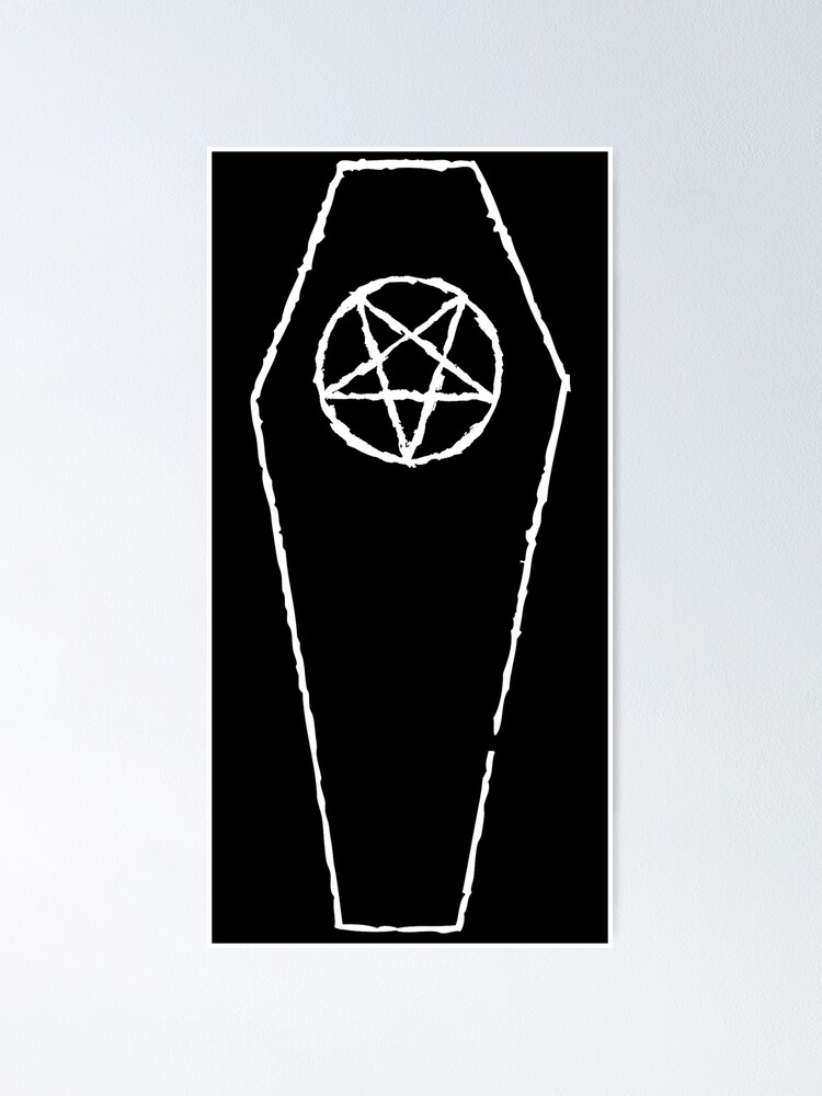 "Pentagram Coffin" Poster for Sale by SechsFabs | Redbubble