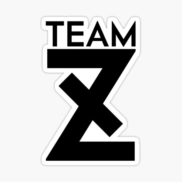 "Blue lock anime black bold team z jersey merch" Sticker for Sale by ...