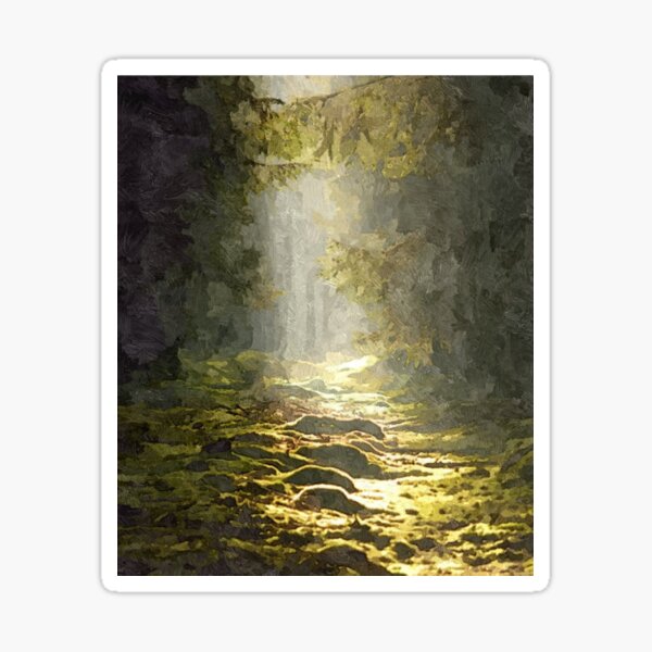 "Rocky Forest Path" Sticker for Sale by Rusty-Gate98 | Redbubble