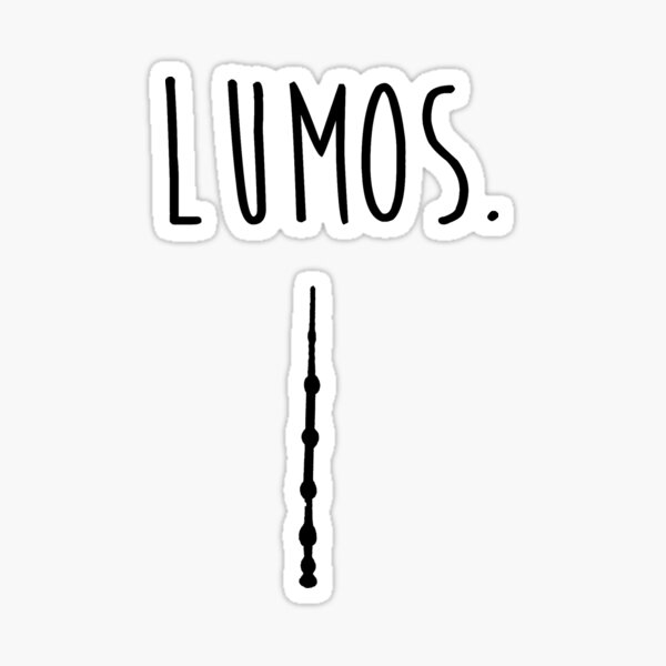Lumos Stickers | Redbubble