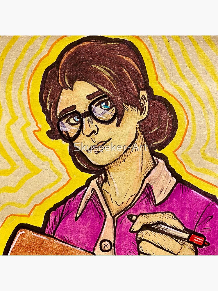 "Miss Pauling (traditional)" Poster for Sale by Skyseeker-Art | Redbubble