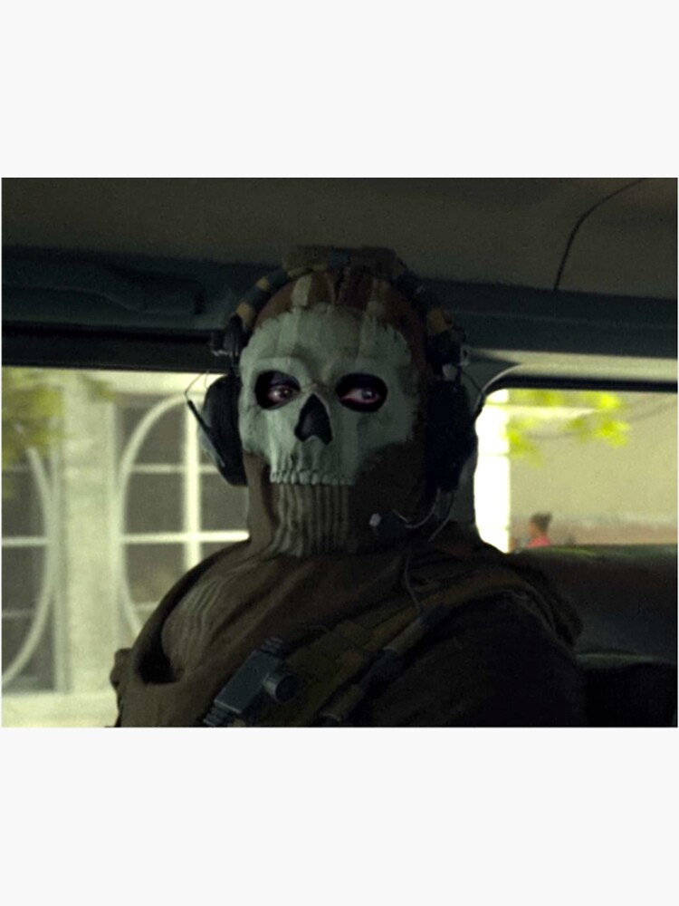 "COD MW2 Ghost Staring Meme" Sticker for Sale by COTYSARZYNSKI | Redbubble