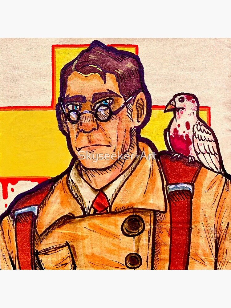 "Medic (traditional)" Sticker for Sale by Skyseeker-Art | Redbubble